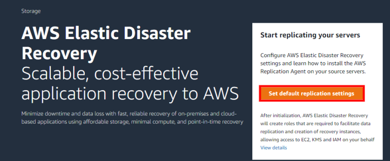 AWS Elastic Disaster Recovery: Quick Start Guide - Central Data Technology